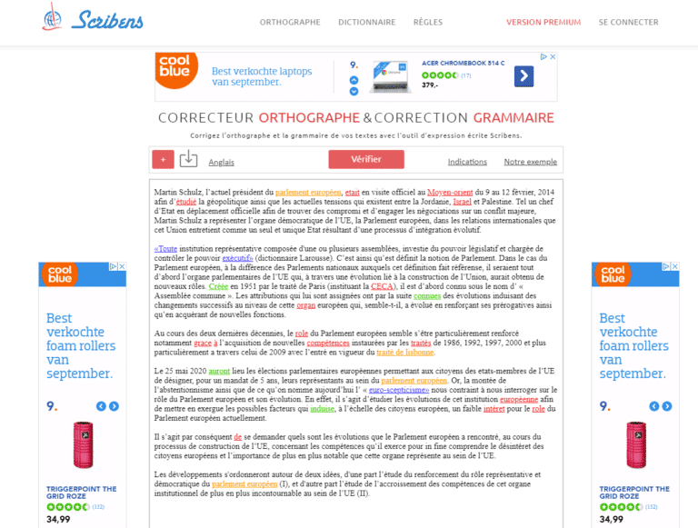 [Test] Scribens, correcteur d'orthographe et de grammaire